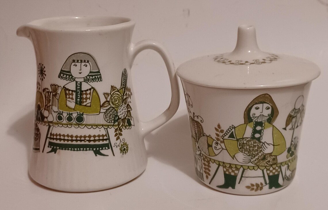 Figgio Flint Jug and Sugar/matching/midcentury Modern/set/cream Jug ...