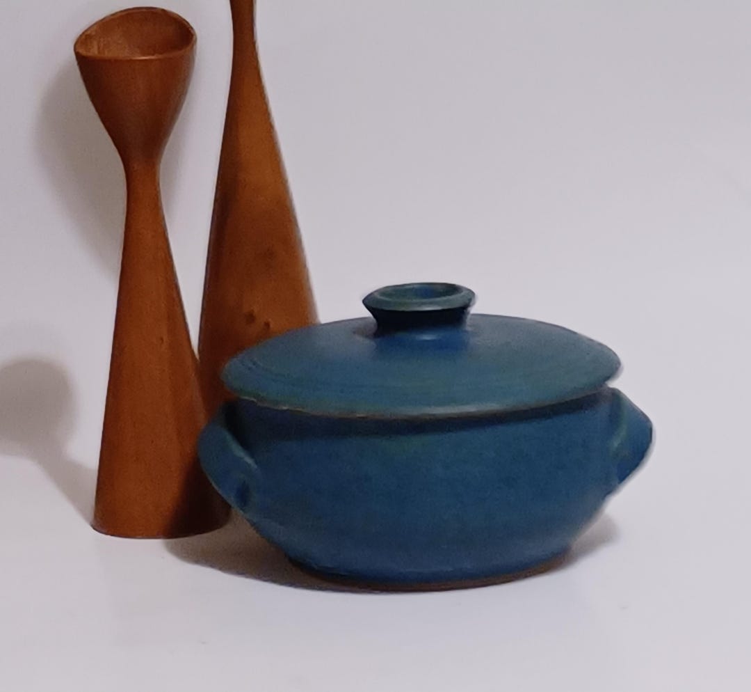 Vintage Hansen Ross Pottery 1992/fort Queppelle/saskatchewan/blue ...