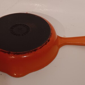Vintage Midcentury Modern Le Cruset Orange/16 Le Cruset/vintage ...