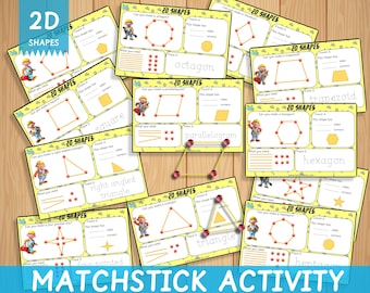 Marshmallow and Toothpick Geometry - Etsy