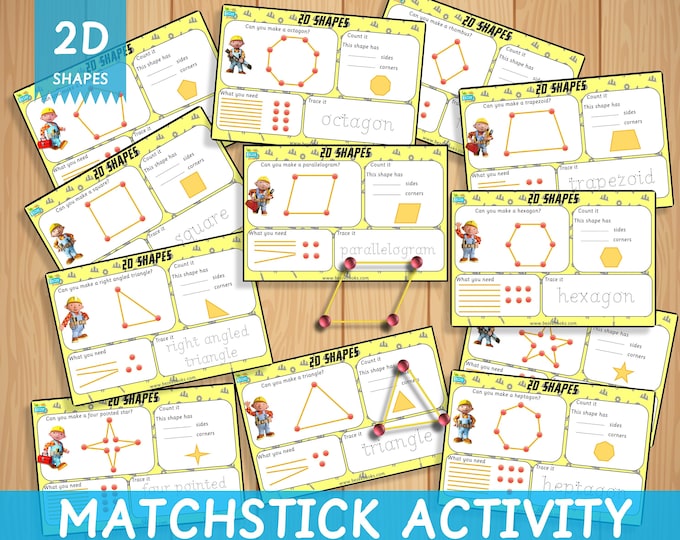 Marshmallow and Toothpick Geometry - Etsy