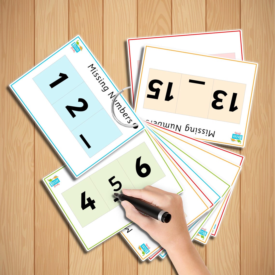 Missing Numbers Task Box Activity Early Learning Montessori Portable ...