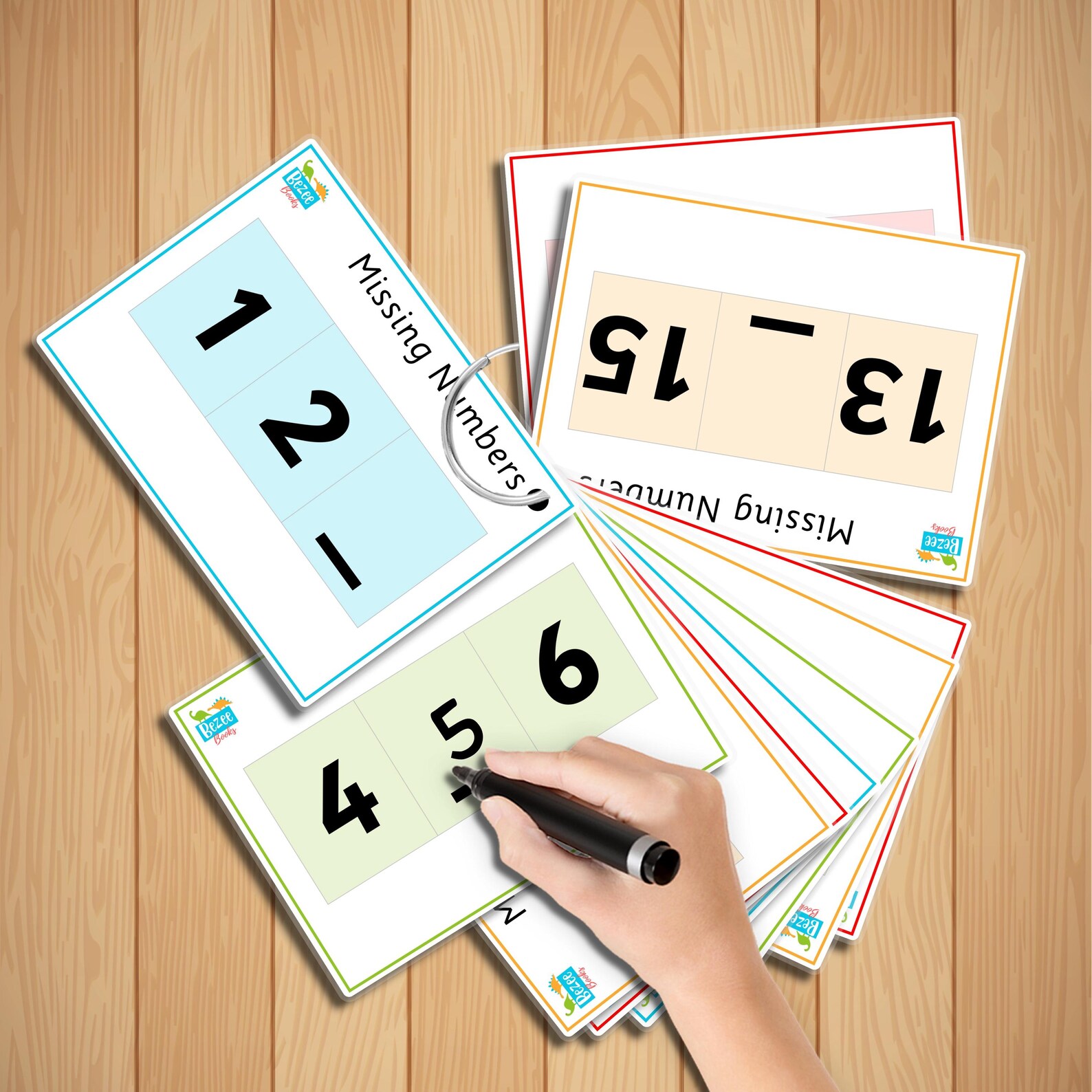 Missing Numbers Task Box Activity Early Learning Montessori Portable ...