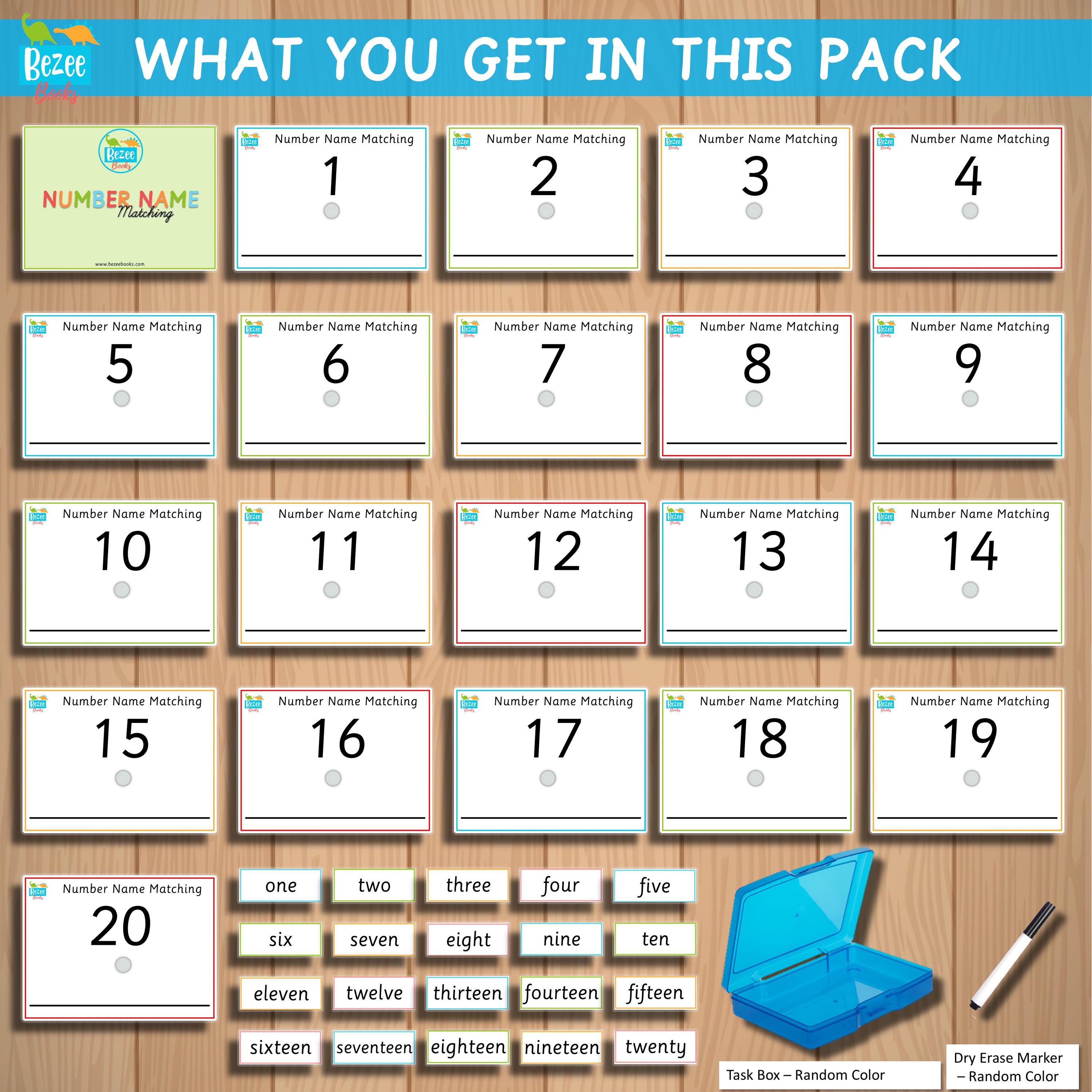 Number Writing Task Cards | Laminated & Ready to Use | Math Flash Cards ...