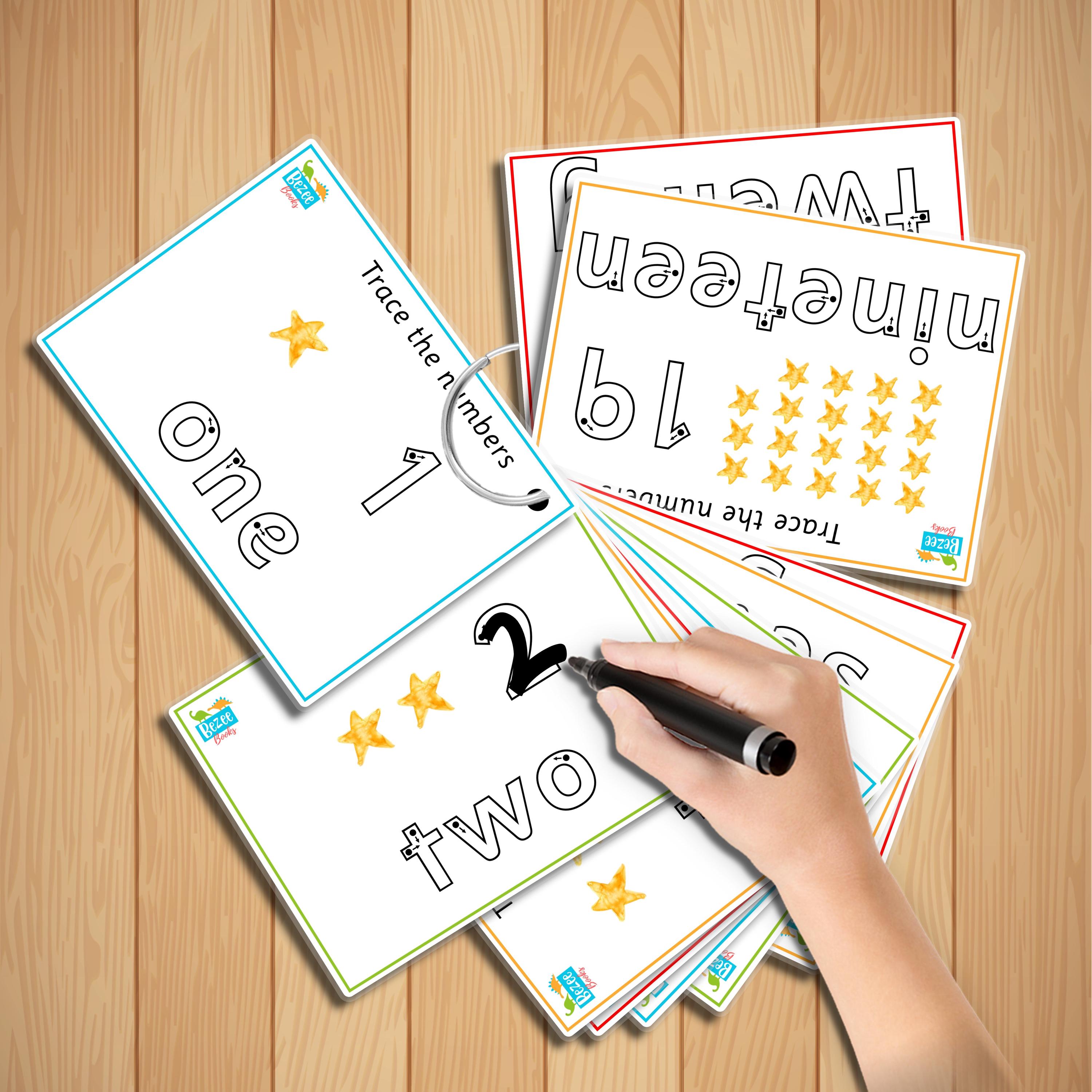 Number Tracing Task Box: Montessori Early Learning (PDF) - Etsy