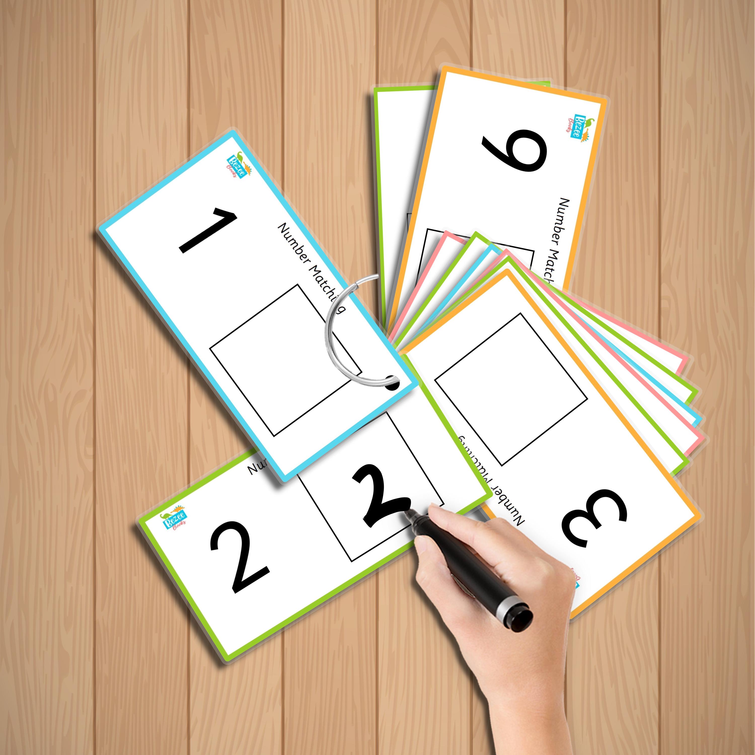 Number Matching Task Box: Montessori Math Game, Homeschool Learning - Etsy