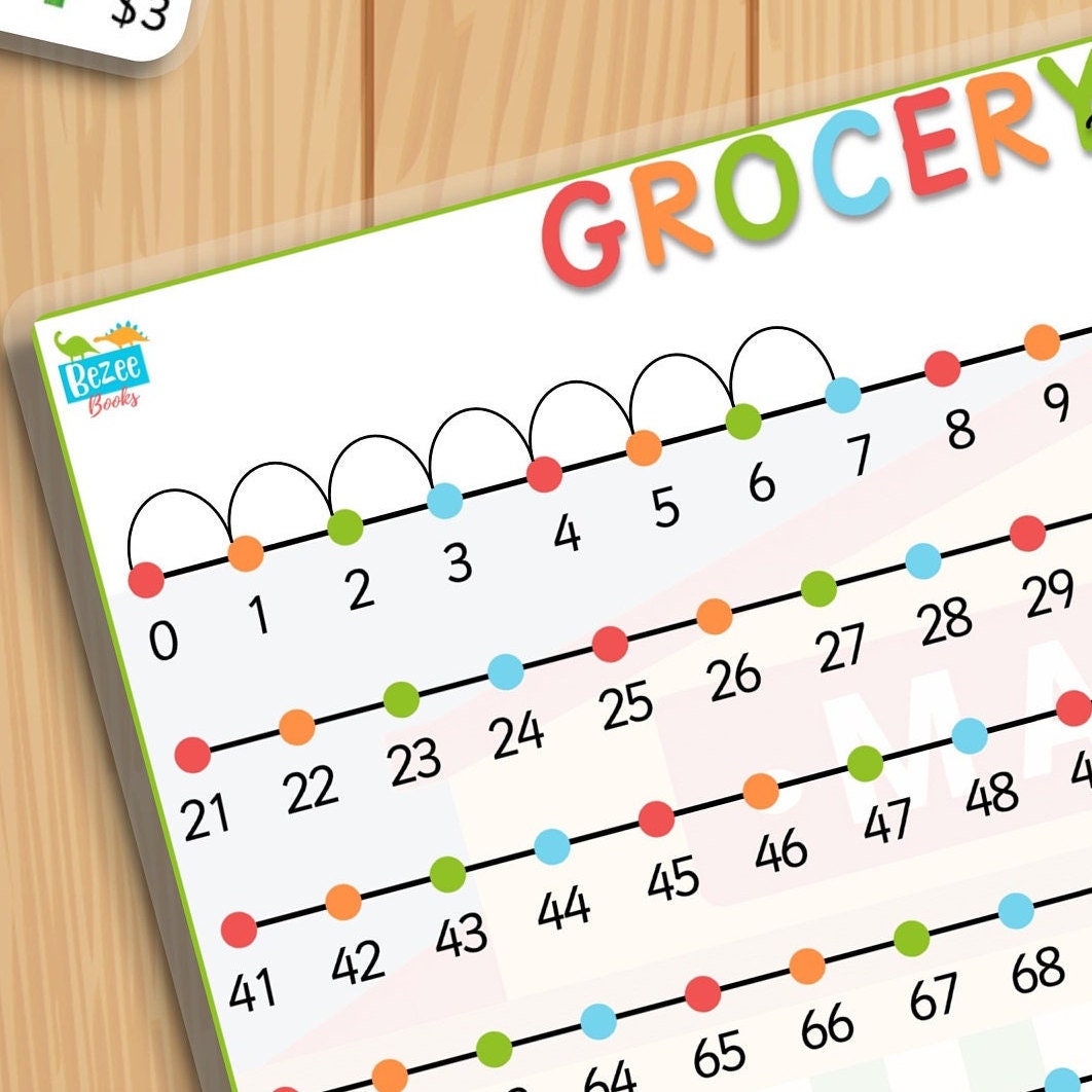 Grocery Shopping Math Game First Second Grade Addition Counting ...