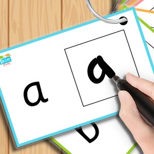 Match Lowercase Alphabets Letters Task Box Activity Early Learning ...
