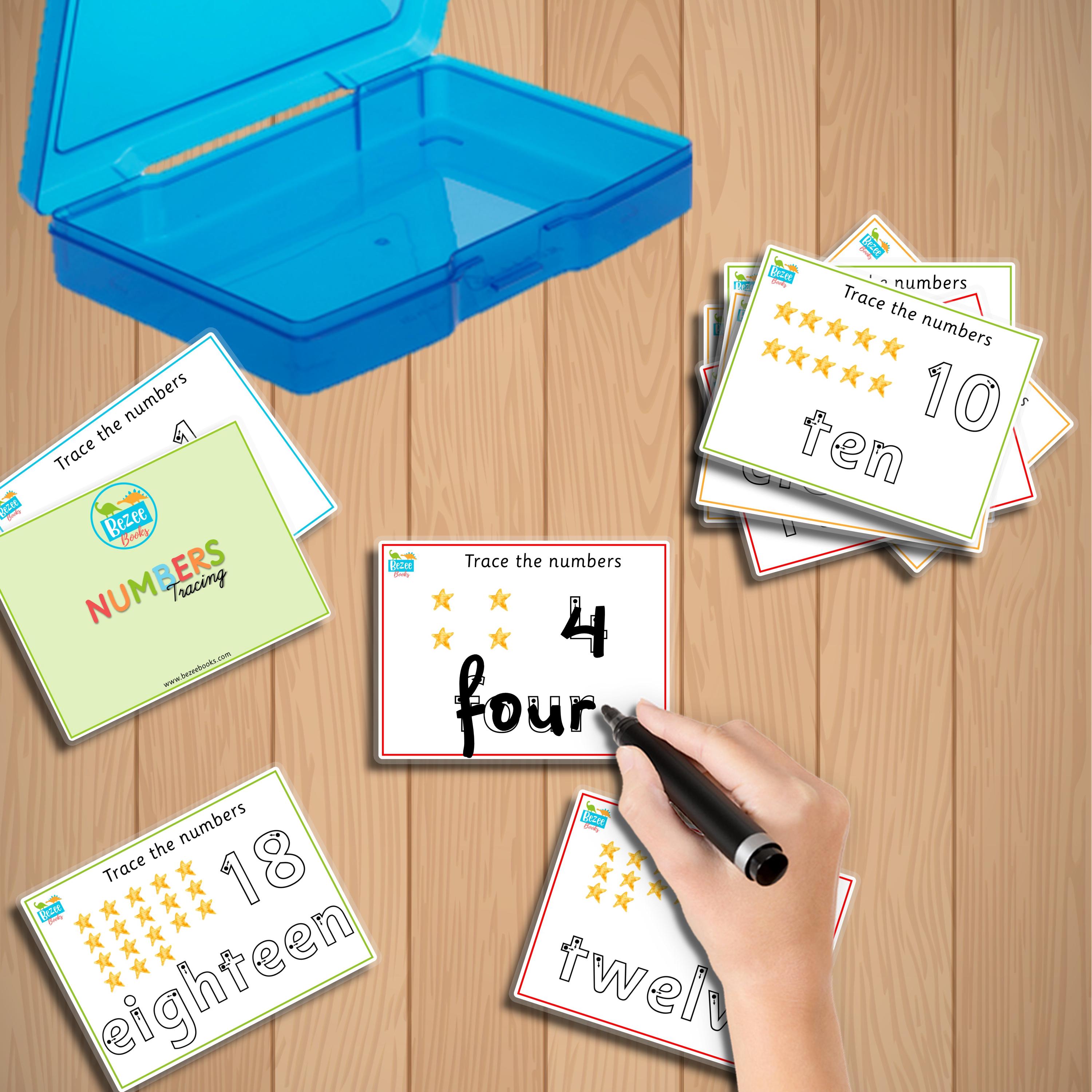 Number Tracing Task Box: Montessori Early Learning (PDF) - Etsy