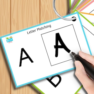 Uppercase Alphabet Matching Task Box: Montessori Learning (digital ...