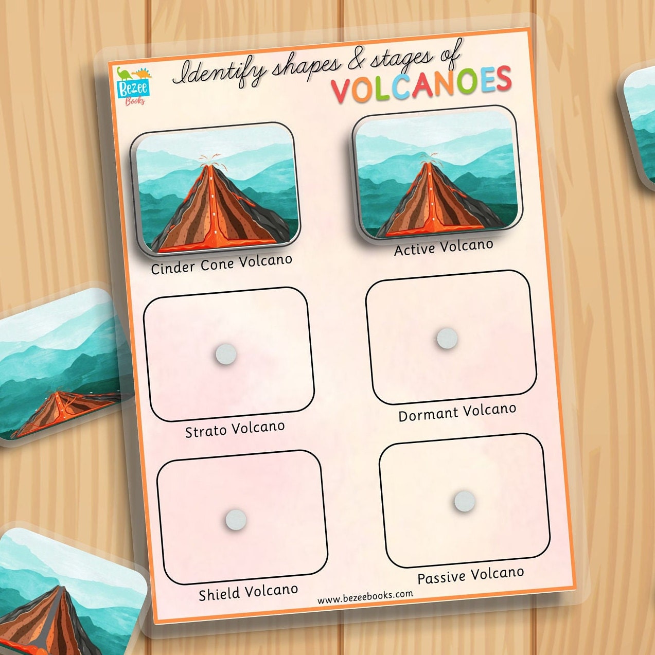 Volcano Unit Study: Earth Science Geography, Montessori Learning ...