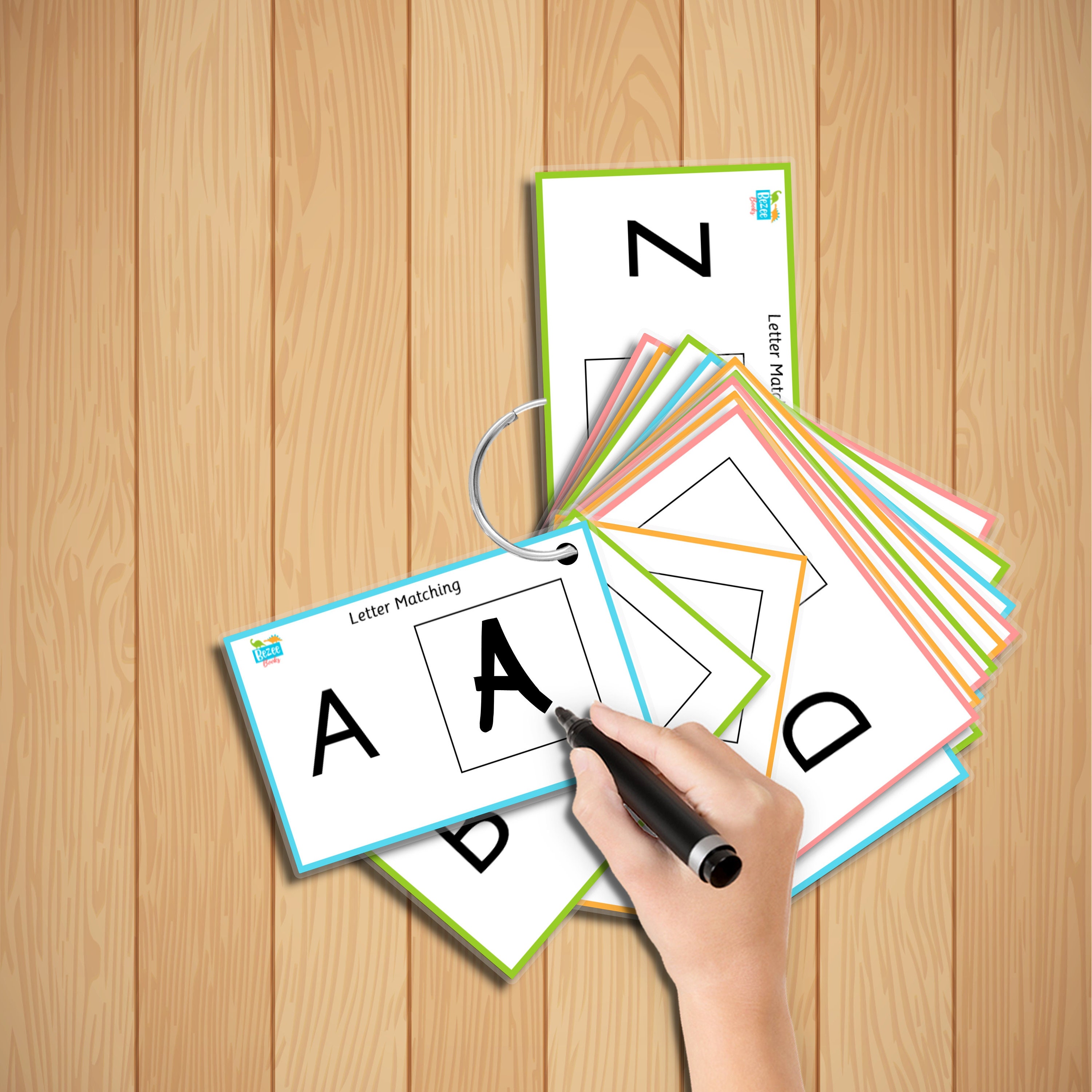 Uppercase Alphabet Matching Task Box: Montessori Learning (digital ...