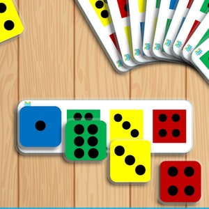 Dice Pattern Matching Game: Preschool Math Activity (digital Download ...