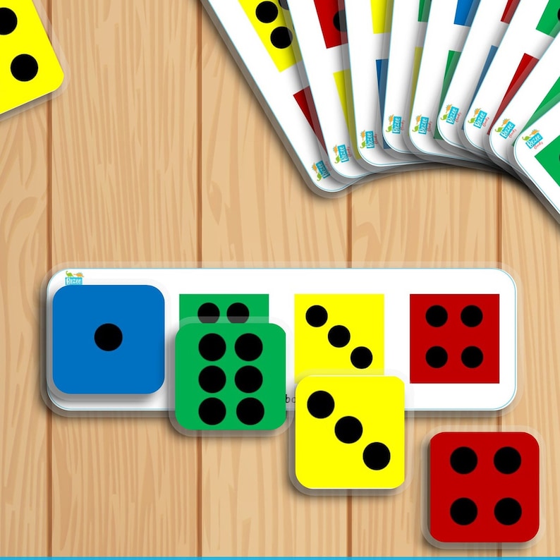 Dice Pattern Matching Game: Preschool Math Activity (digital Download ...
