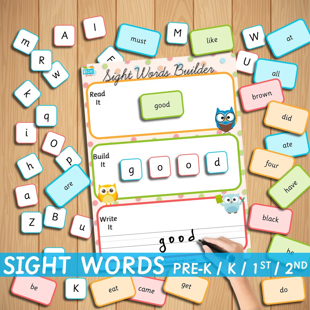 Sight Words Spelling Game: Dolch, Fry, Journeys (digital Download) - Etsy