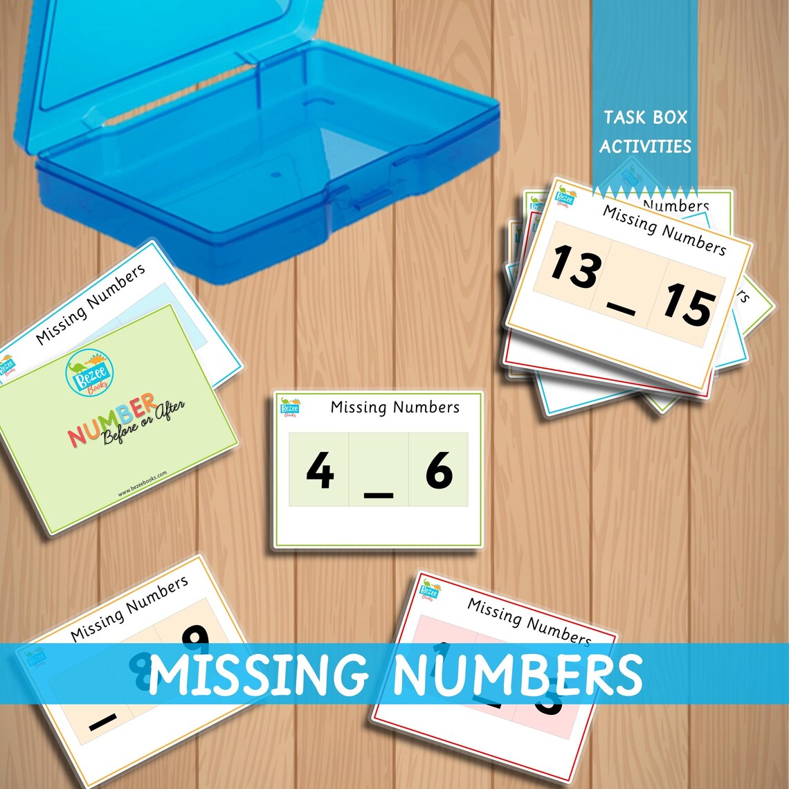 Missing Numbers Task Box Activity Early Learning Montessori Portable ...