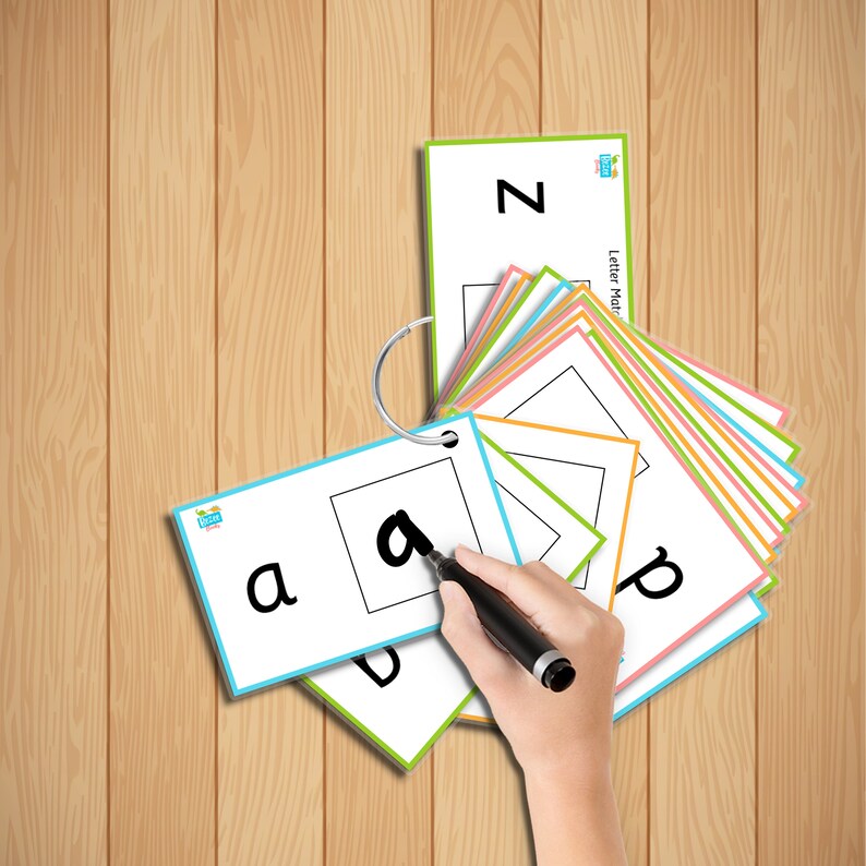 Match Lowercase Alphabets Letters Task Box Activity Early - Etsy