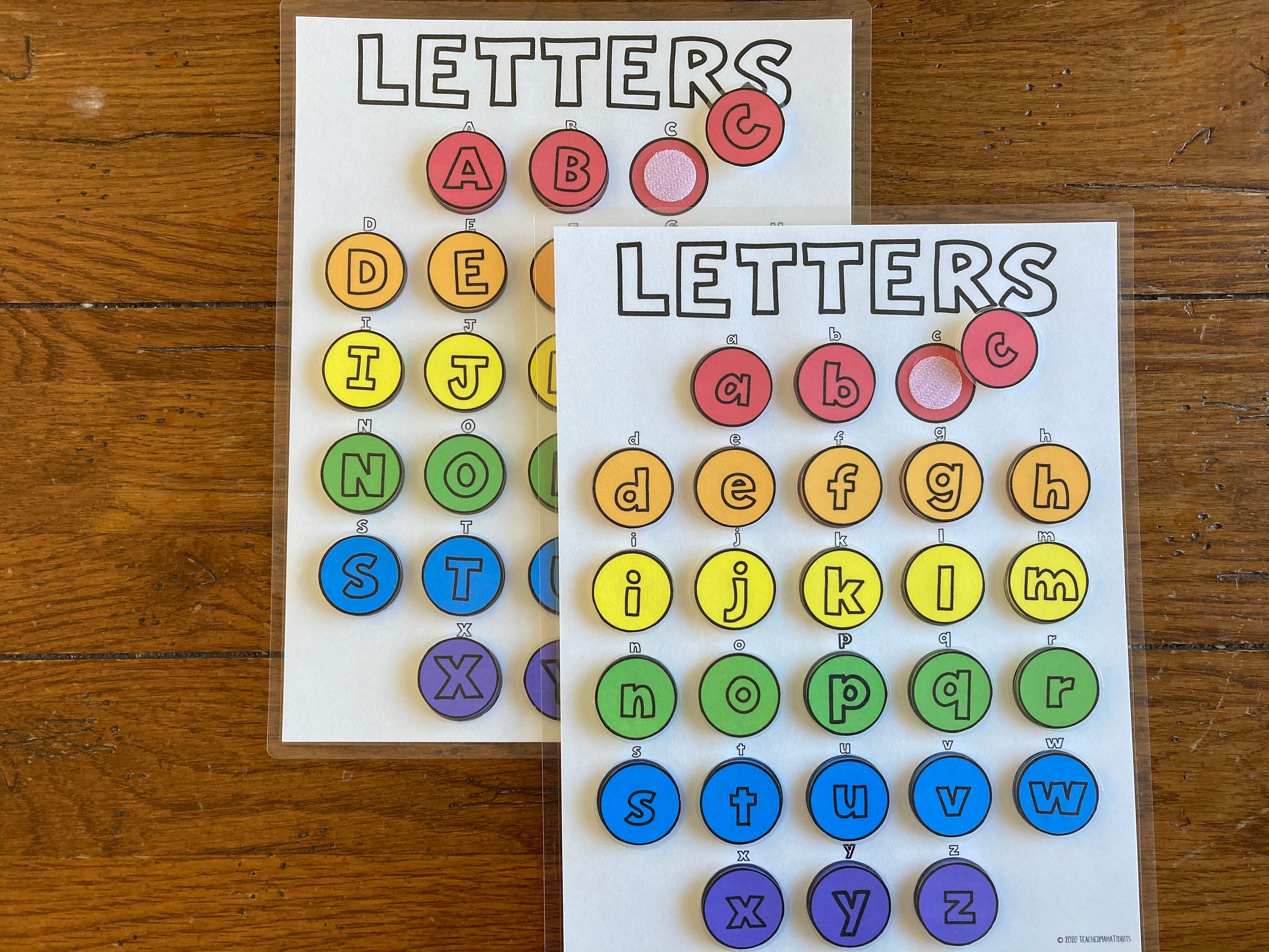 Toddler Binder-poster-interactive Activity-letters-homeschooling ...