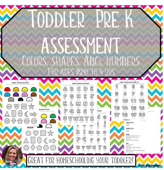 Assessment Toddler or Preschool - Etsy