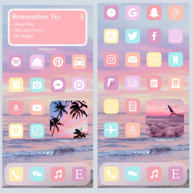 52 Ios 14 Icons App Covers Ios 14 Icons Aesthetic Iphone - Etsy