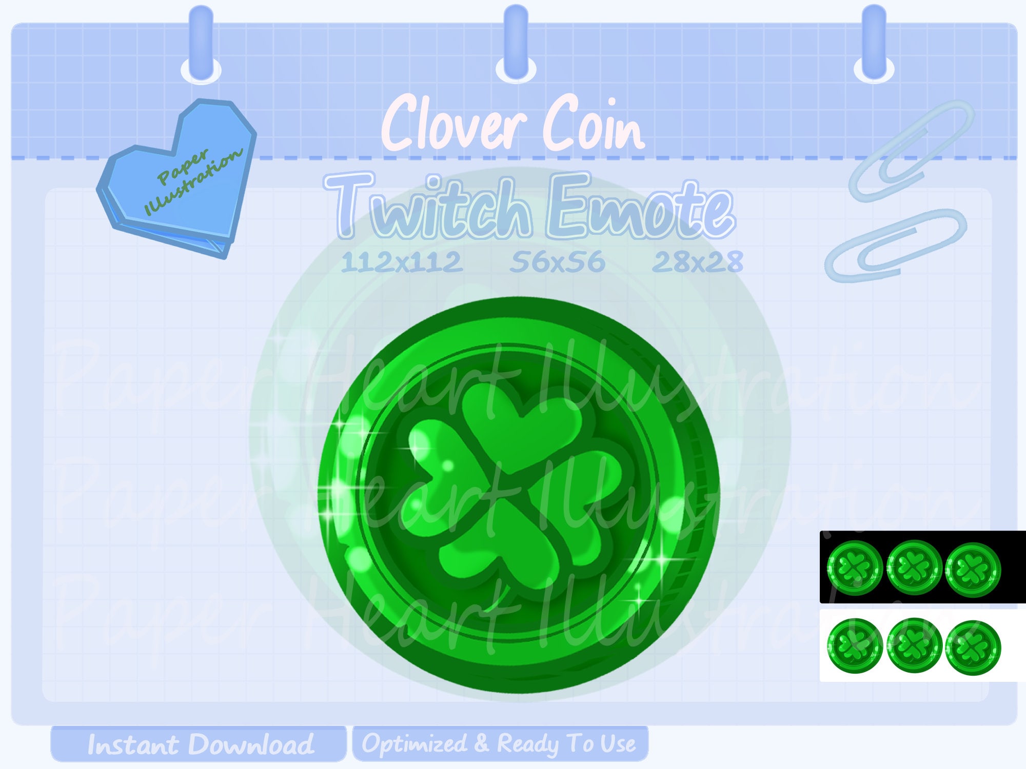 Clover Coin Channel Points for Twitch and Discord - Etsy