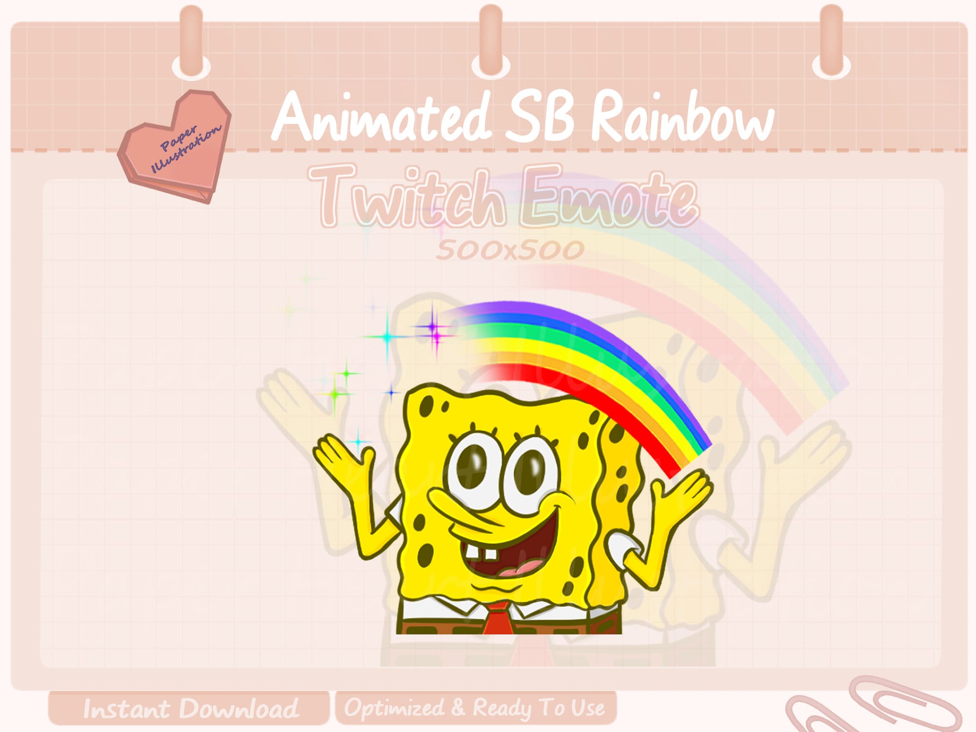 Spongebob Rainbow Imagination