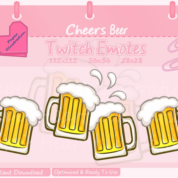 Twitch Animated Beer Emotes - Etsy