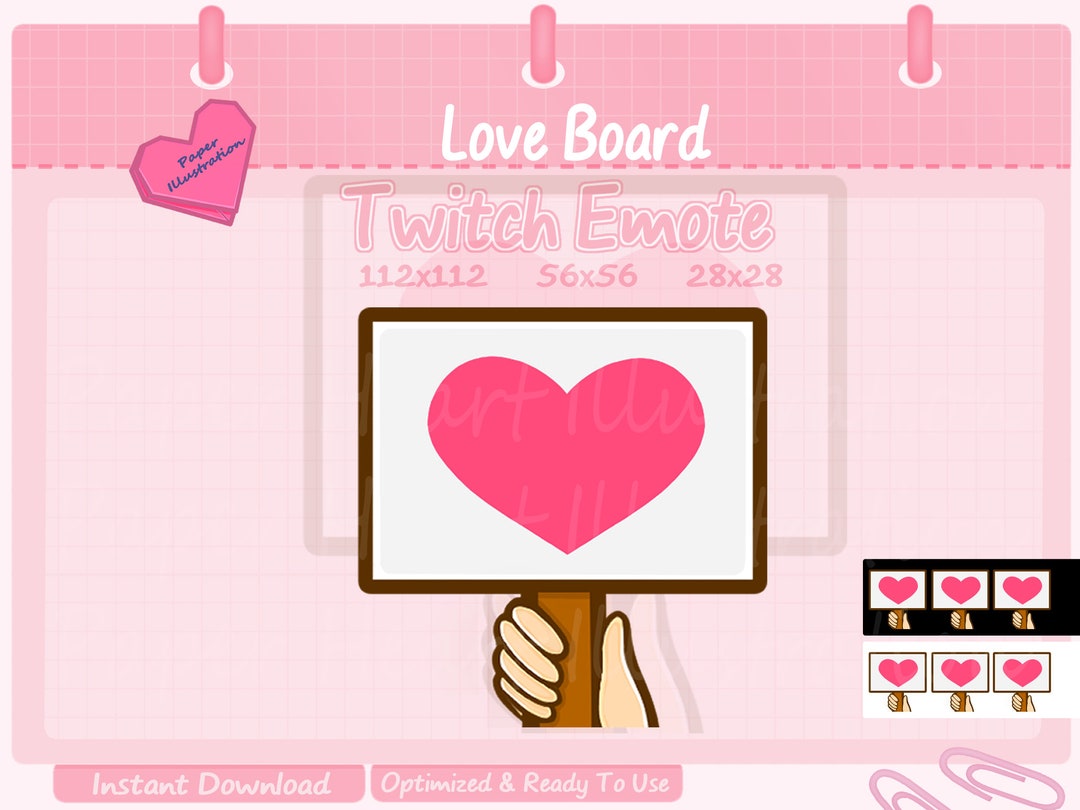 Love Board for Twitch and Discord - Etsy