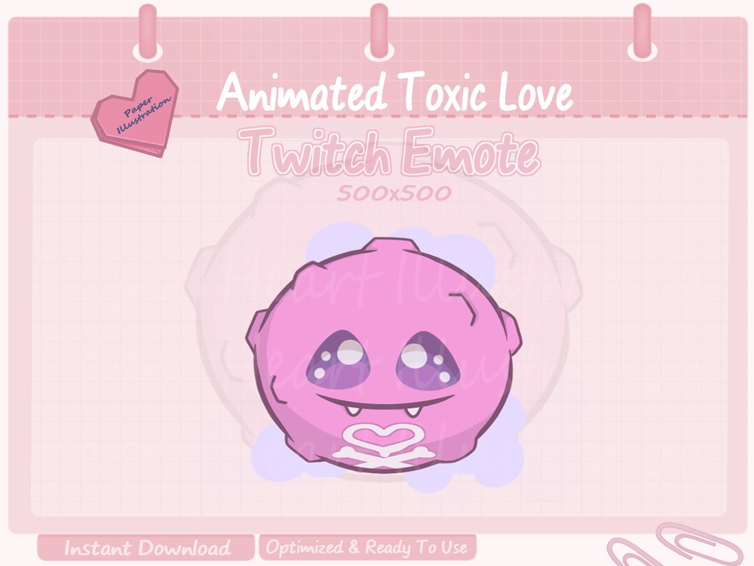 Animated Toxic Love Gas Emote for Twitch and Discord - Etsy