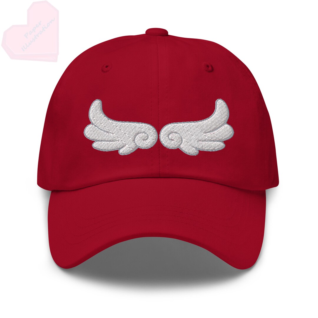 Angel Wings Embroidered Classic Dad Hat/ Unisex Hat/ Yupoong 6245CM ...