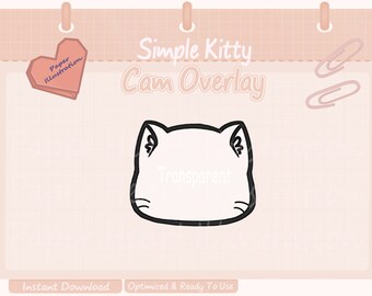 Black Cat Stream Overlay // Perfect for STREAMERS // Twitch - Etsy