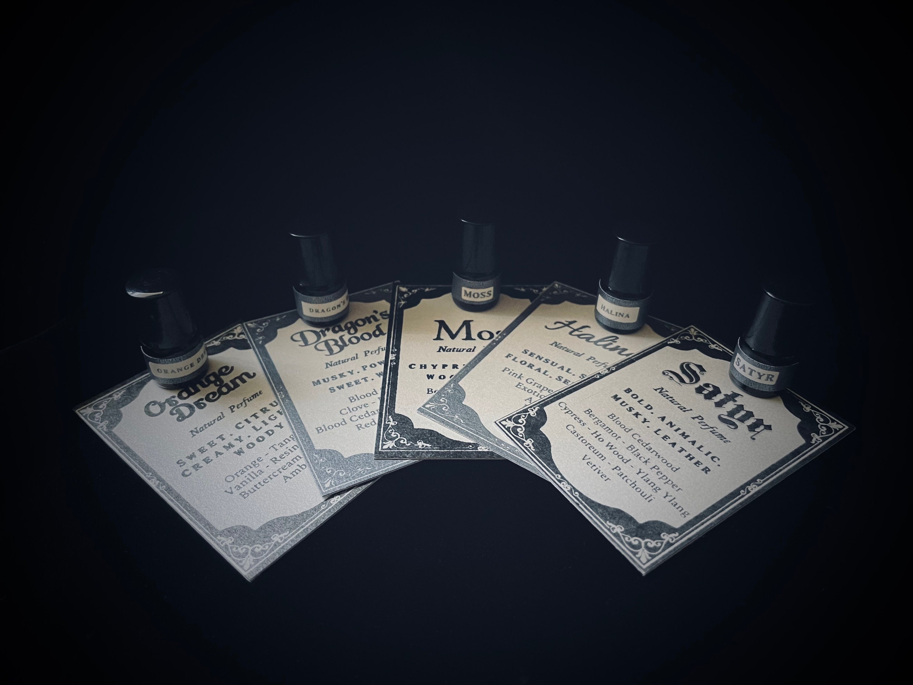 Natural Perfume Sample Pack⎮woody Musky Herbal Clean Fruity⎮floral ...