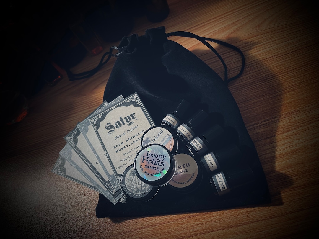 Natural Perfume Sample Pack⎮woody Musky Herbal Clean Fruity⎮floral ...