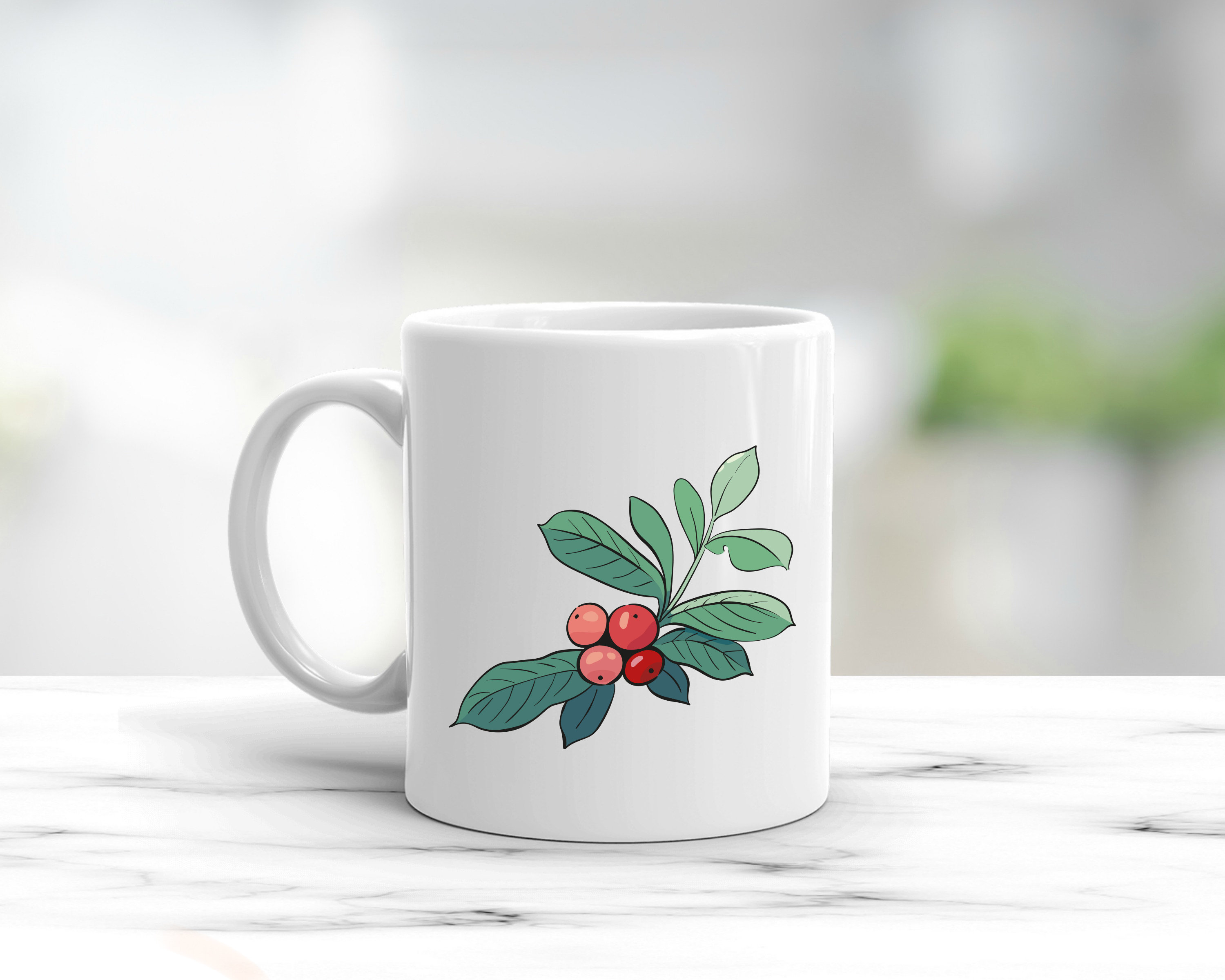 Red Berries Print / Png Image File / Printable Card Format Pdf File - Etsy