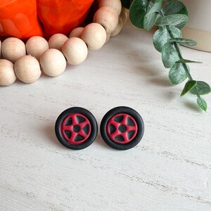 Race Car Polymer Clay Stud Earrings race Car Jewelry - Etsy