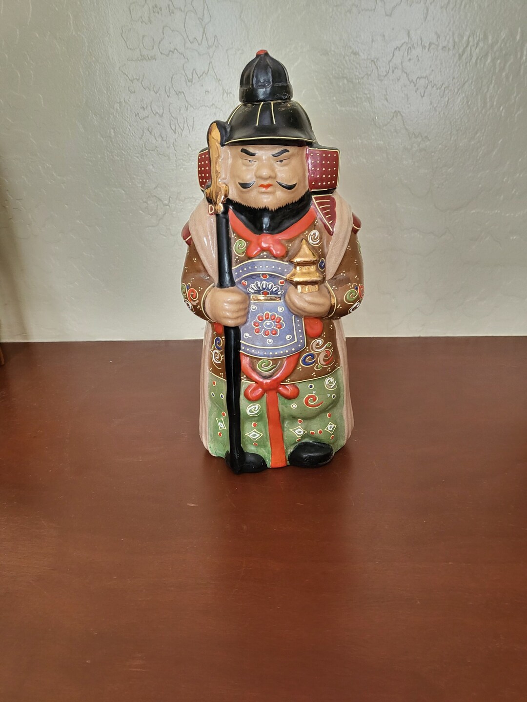 Vintage Porcelain Satsuma Sake Decanter; Man Cave Décor; Satsuma ...