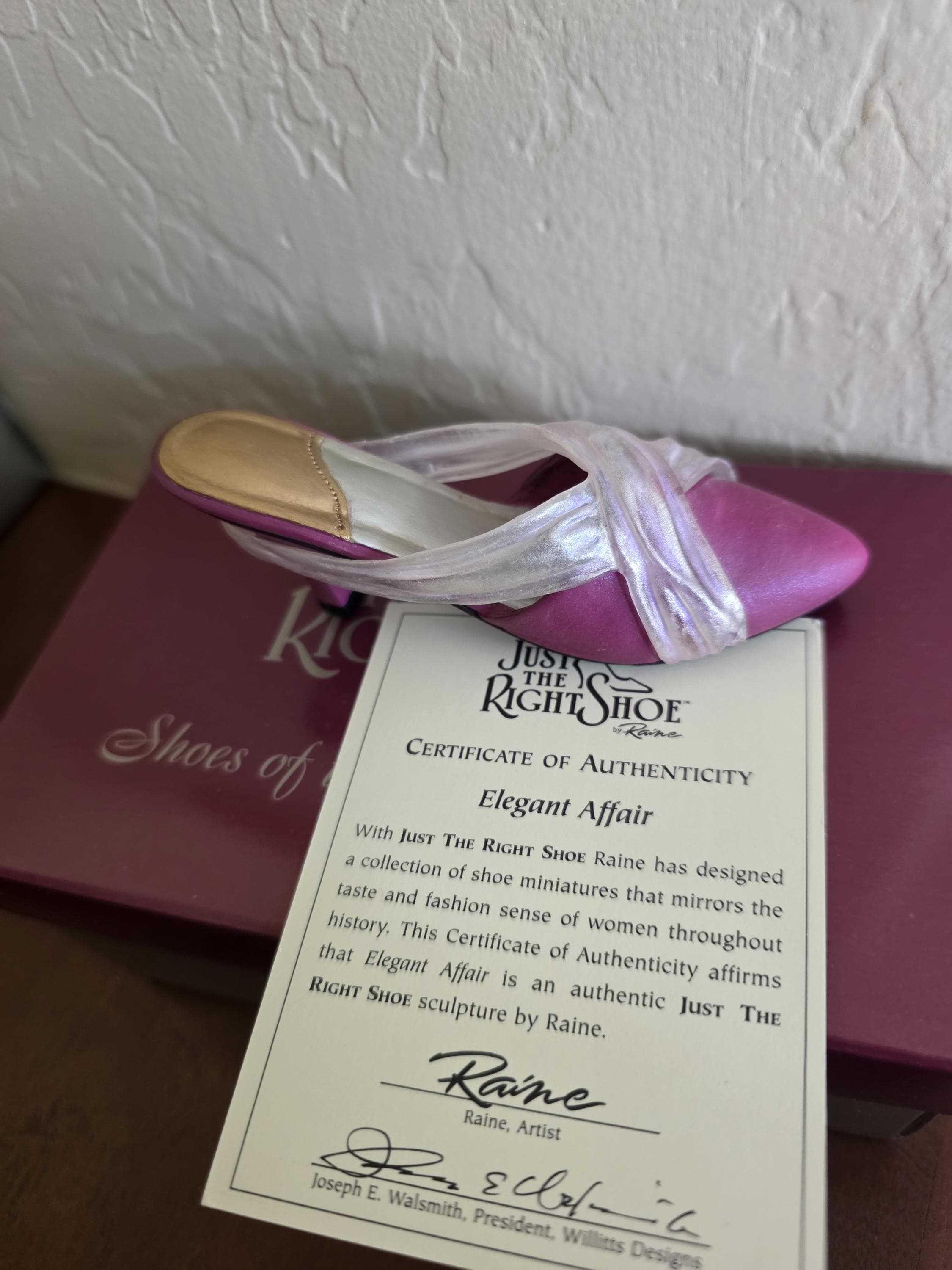 Vintage Just the Right Shoe Raine Willitts Designs Selection. Sold ...