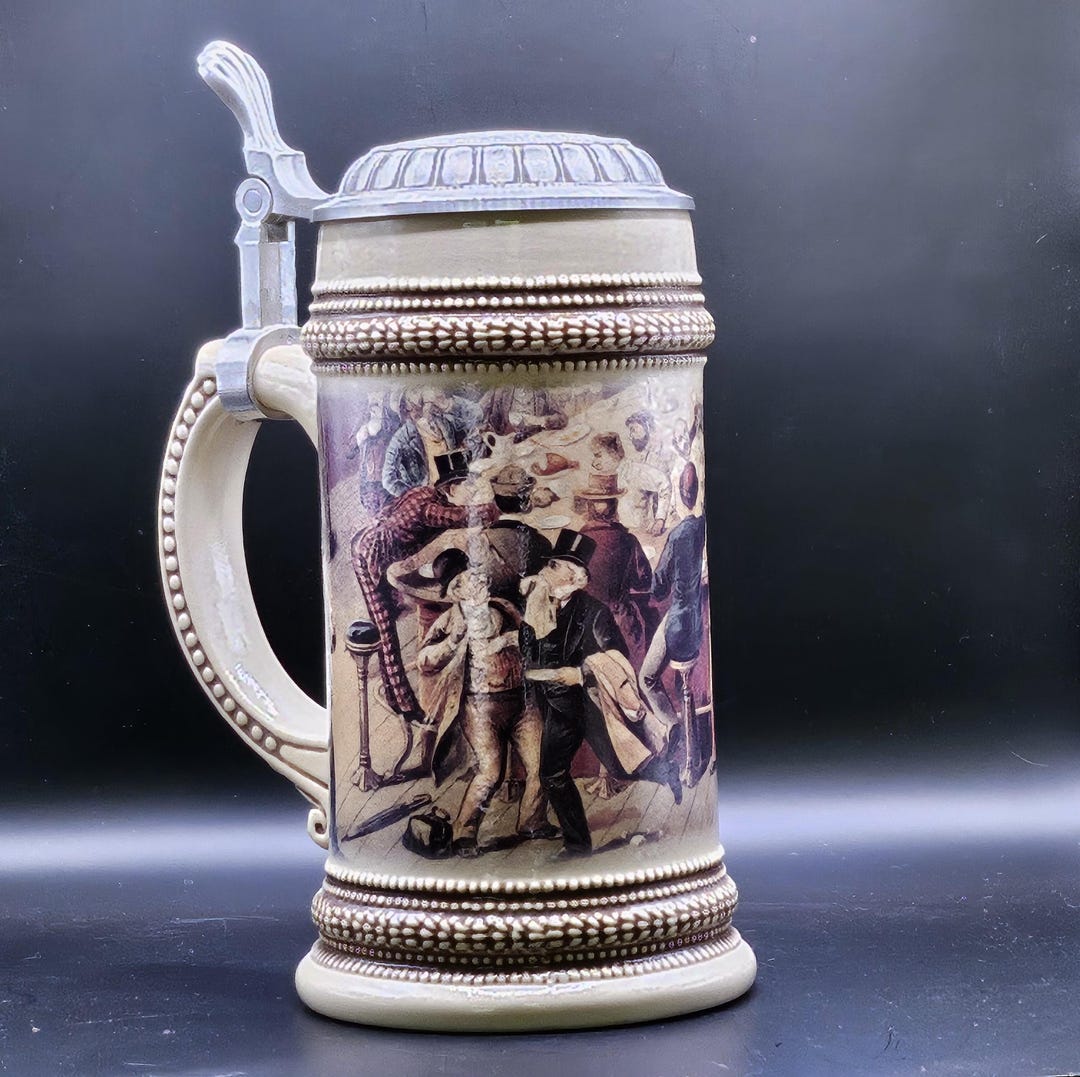 Vintage Paul Sebastian Lidded German Beer Stein Limited Edition Germany ...