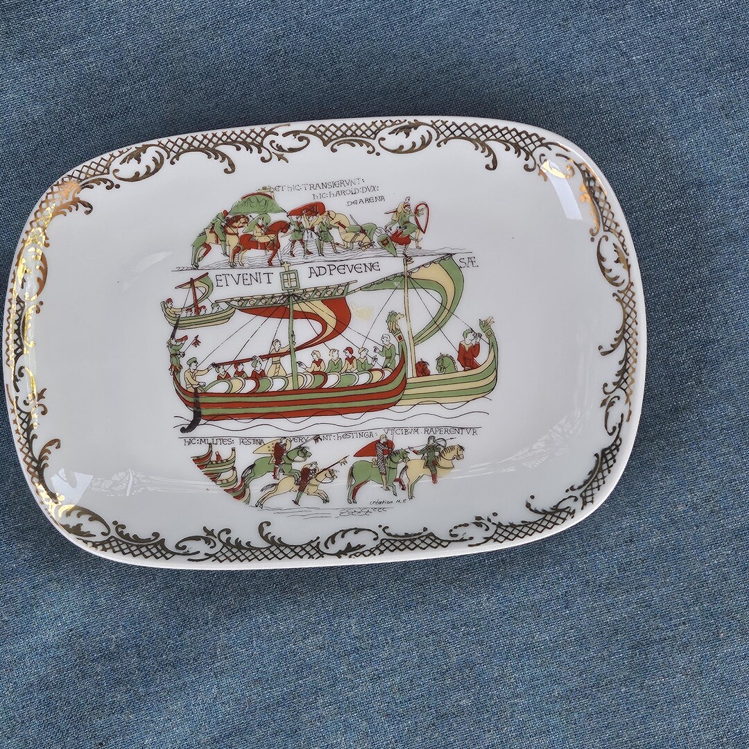 Vintage UTA "battle of Hastings" Tray; Candy Dish - Etsy