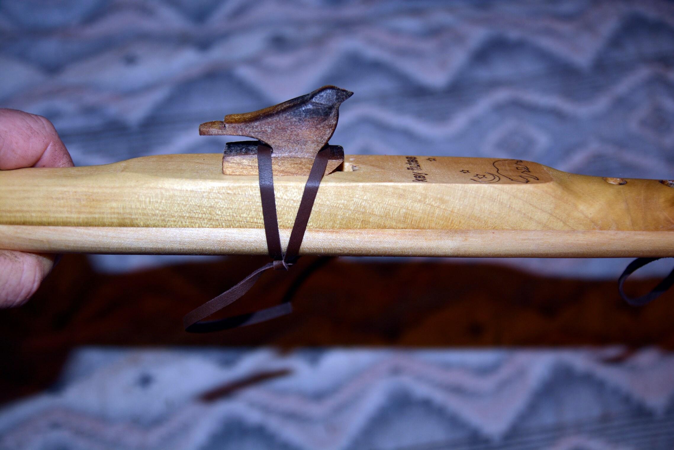 Native American Style Flute, G Minor, 432 Hertz, Five-hole Flute ...