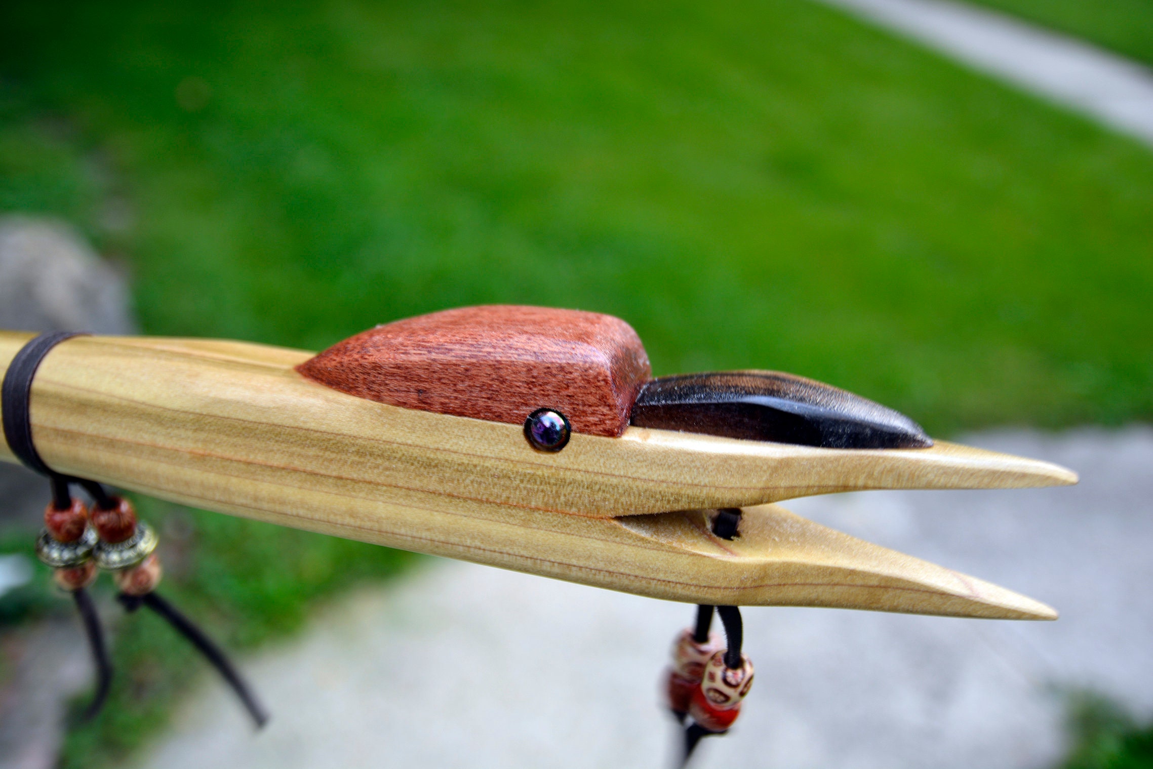 Native American Style Flute, F, 440 Hertz, Six-hole Flute, Wooden Flute ...