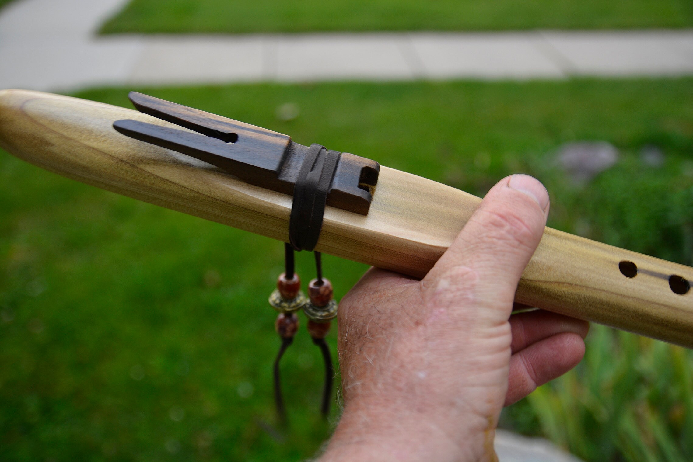 Native American Style Flute, F, 440 Hertz, Six-hole Flute, Wooden Flute ...