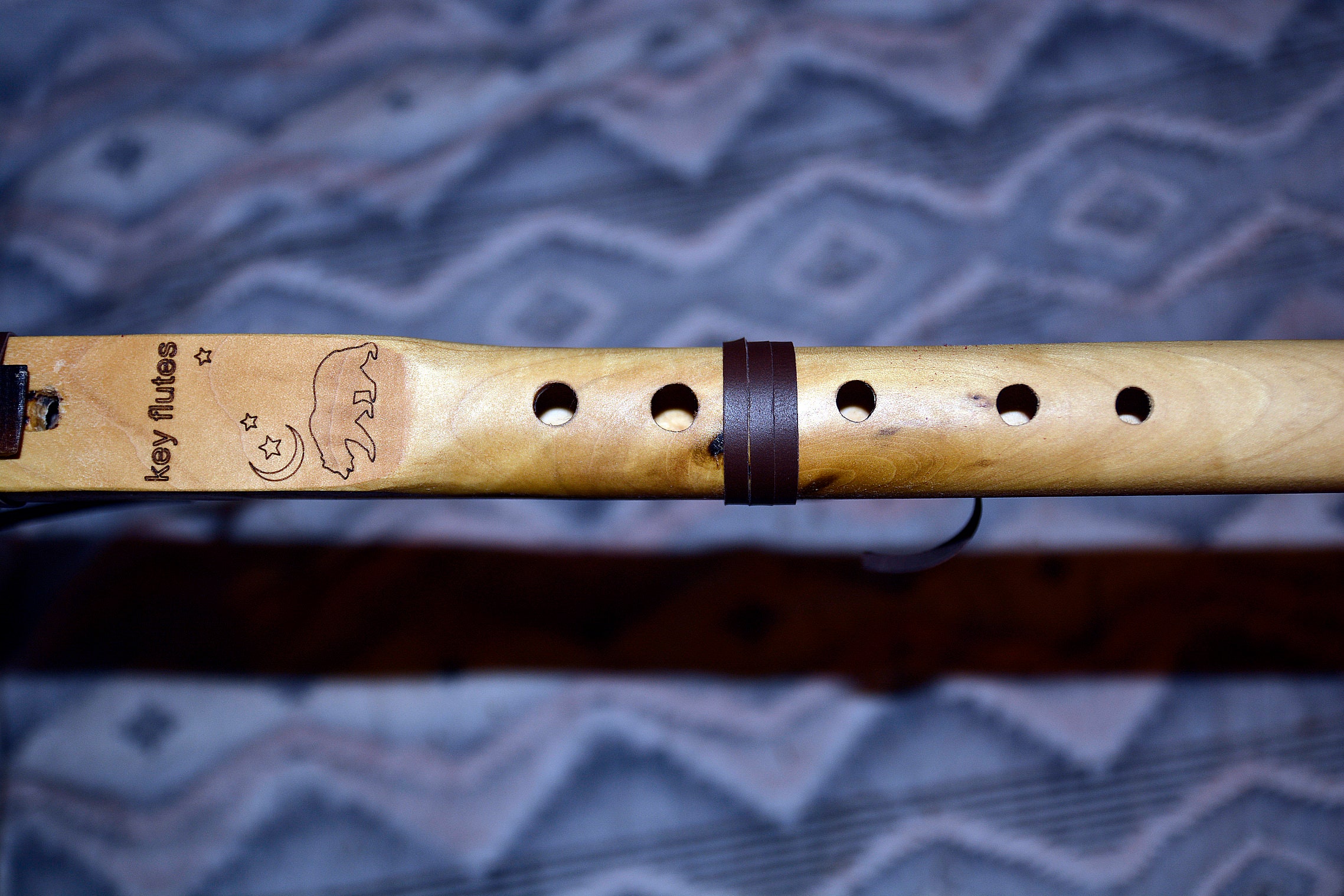 Native American Style Flute G Minor 432 Hertz Five-hole - Etsy