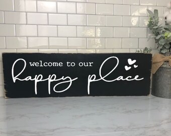 Welcome to Our Happy | Etsy