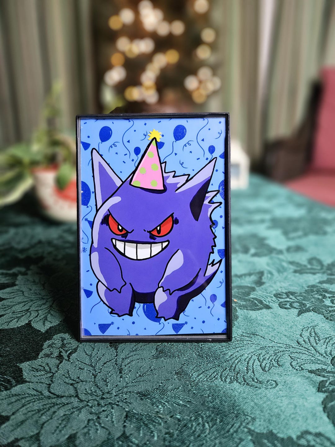 Party Gengar Painting - Etsy