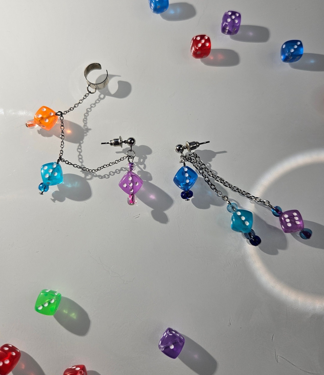 Dice Earring Sets - Etsy