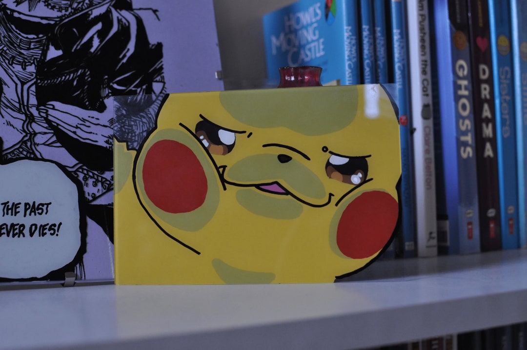 Squish Face Pikachu Glass Painting - Etsy