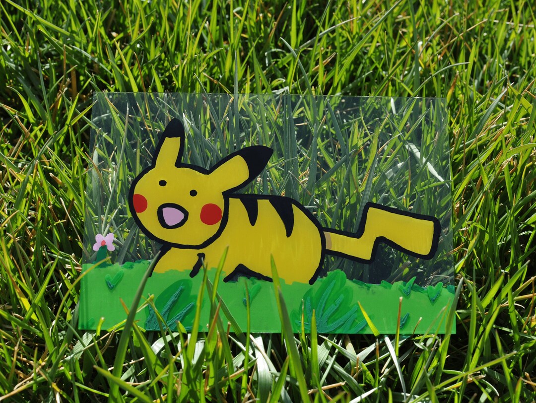 Pikachu Glass Painting - Etsy
