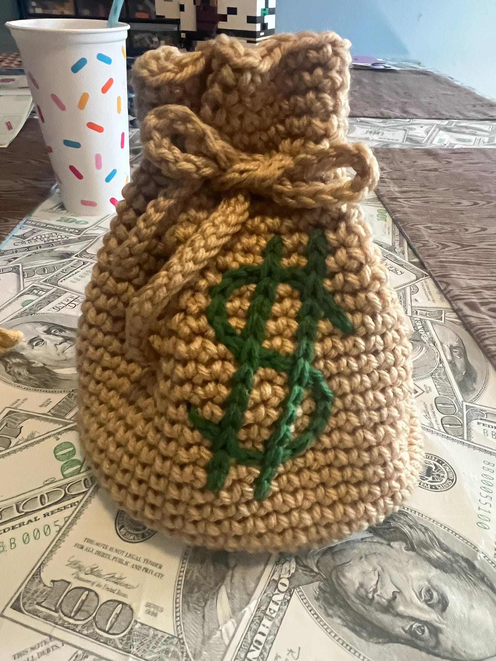 Crochet Money Bags - Etsy