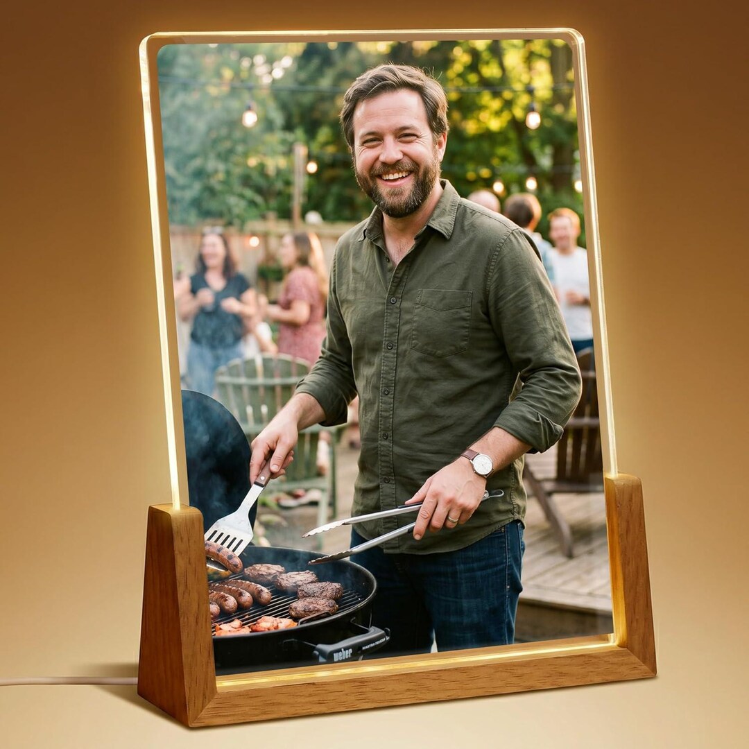 Personalized Acrylic Photo Plaque, Custom Picture Frame, 1" Thick ...